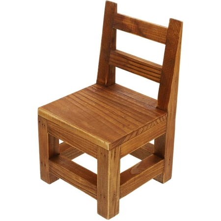 Miniature Wooden Chair Set Dollhouse Chair Model Set for 1: 12 Scale ...