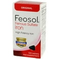 Feosol Original High Potency Iron Supplement, Ferrous Sulphate, 120 Count, White - Walmart.com