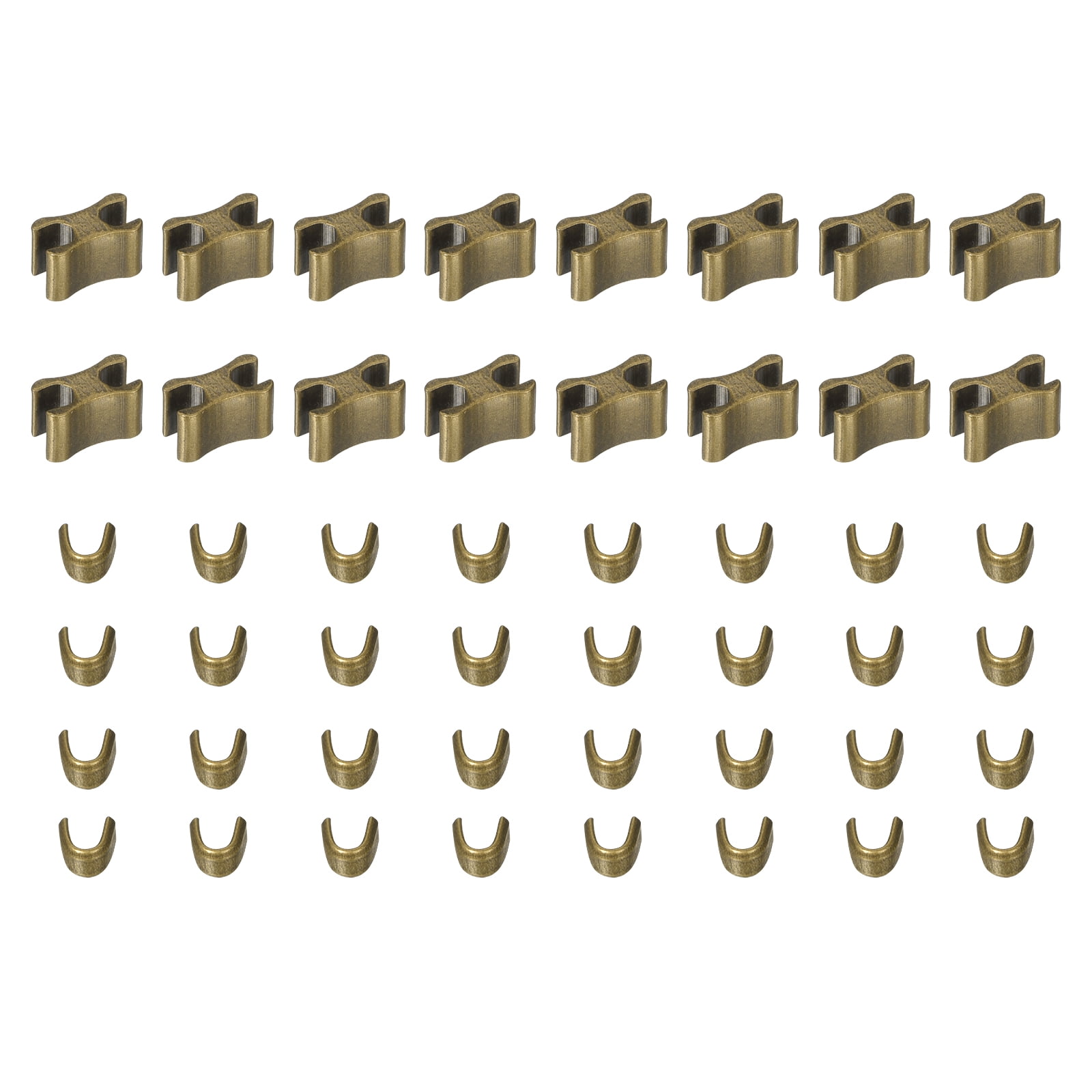 16 Sets Zipper Slider Retainers, #8 Top Stoppers & Bottom Stops for ...