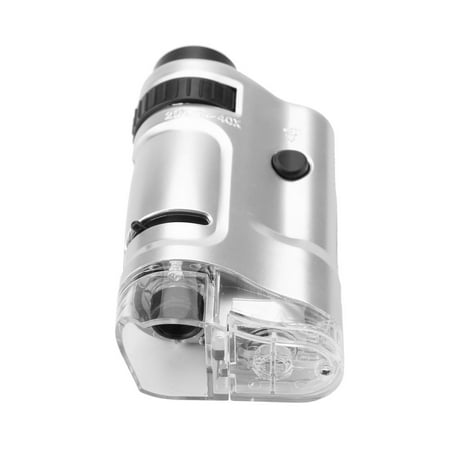 Mini Microscope, LED Lighted Microscope Rotatable Portable 20X-40X For ...