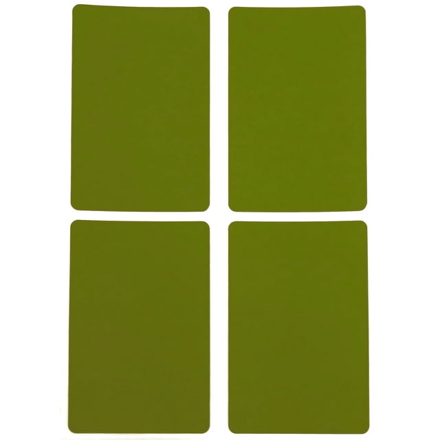 Royal Green Name Tag Sticker Label 3x2 (76mm x 50mm) Large Olive Green ...