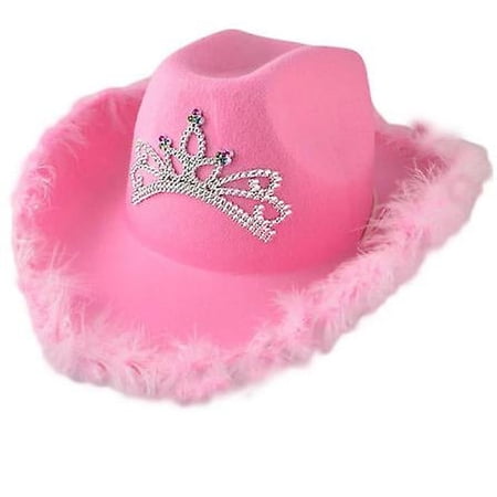 Chapeau de cowboy rose chapeau de cowboy occidental plume chapeau de ...