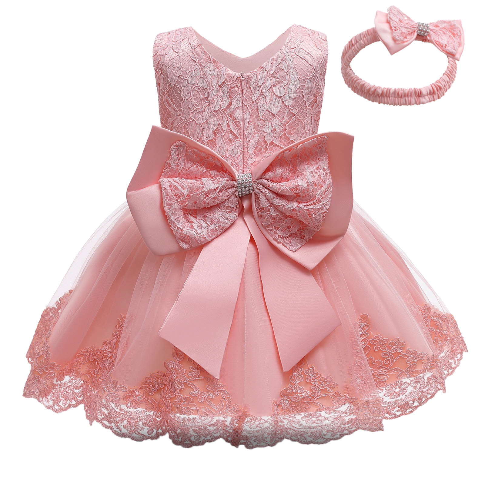 Click here for Unbranded Toddler Baby Girls Dress Lace Bowknot Bi... prices