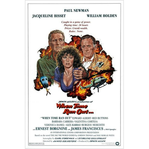 When Time Ran Out Movie Poster Jacqueline Bisset Paul Newman Power ...