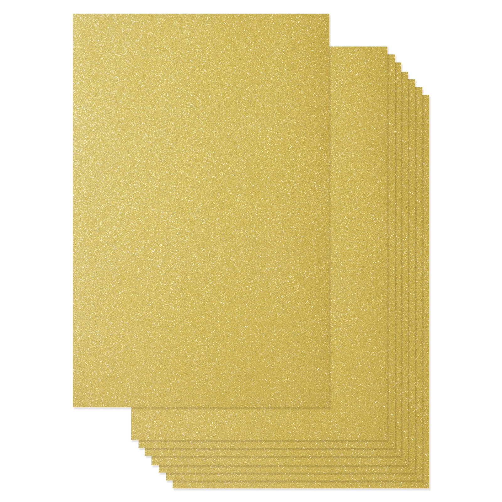 24 Sheets Gold Glitter Paper Cardstock for DIY Crafts, Card Making ...