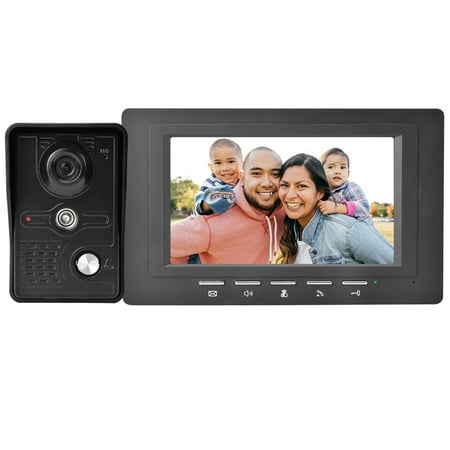 Intercom System, Video Door Phone System, 7In Color Tft Lcd Display ...
