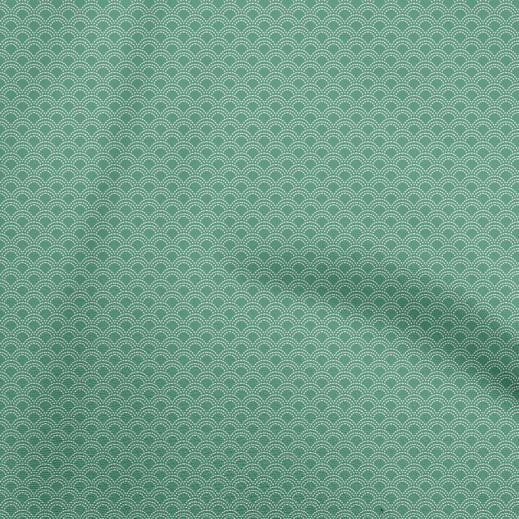 oneOone Silk Tabby Green Fabric Asian Japanese Sashiko Sewing Material ...