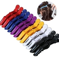 12 Pcs Alligator Clips for Hair Styling Matte Alligator Crocodile Clips ...