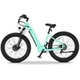 LILYPELLE Adult Electric Mountain Bike AWD with 26"x 4"Fat Tire, 48V ...