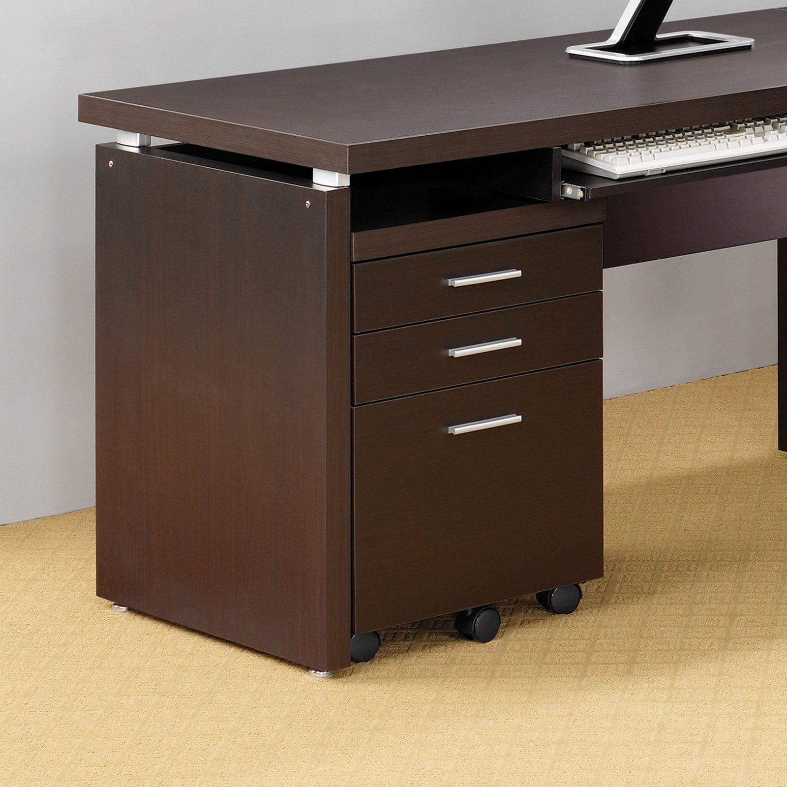 Coaster Furniture Skylar Large 3 Drawer File Cabinet - Walmart.com