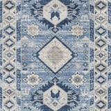 SAFAVIEH Kazak Benson Geometric Area Rug, Blue/Cream, 8' x 10 ...