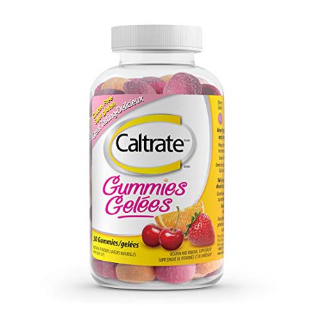 Caltrate Gummies, Vitamin D and Calcium Supplement, Gluten-Free, Orange ...