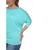 Women's Plus Size Dolman Top - Walmart.com