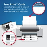 True Print Clean Edge Business Cards, Inkjet, 2 X 3.5, Ivory, 200 Cards ...