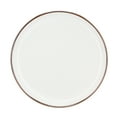 Elama Leo 16 Piece Stoneware Dinnerware Set In White - Walmart.com