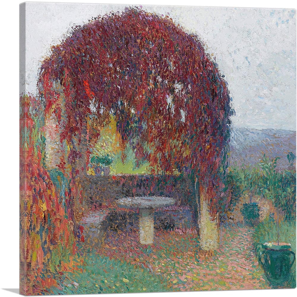ARTCANVAS La Tonnelle Fleurie 1910 Canvas Art Print by Henri-Jean ...