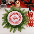 Cmunyle 40Cm Realistic Greening Christmas Table Mat Heat Resistance ...