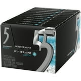 5 Gum Wintermint Ascent Chewing Gum, Sugarfree, Zero Calories, Mint ...