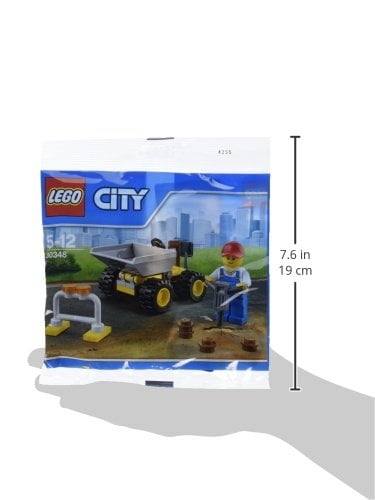 LEGO City Mini Camión Volquete Vehículo y Trabajador de la Construcción ...