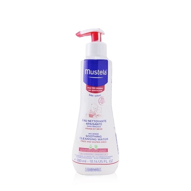 Mustela No Rinse Soothing Cleansing Water (Face & Diaper Area) - For ...