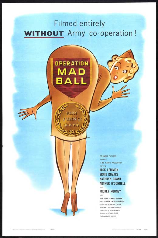 Operation Mad Ball - movie POSTER (Style A) (11" x 17") - Walmart.com