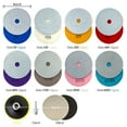 4 Inch Diamond Polishing Pads Kit, 5/8’’-11 Backer Pad, 50-6000 Grit ...