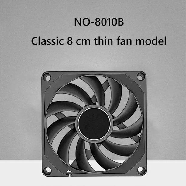 8CM Computer Case Cooling System Fan Low Noise Ultra-thin CPU Cooler ...
