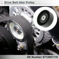 Unique Bargains Drive Belt Idler Pulley for Ssangyong Kyron 2005-2014 ...