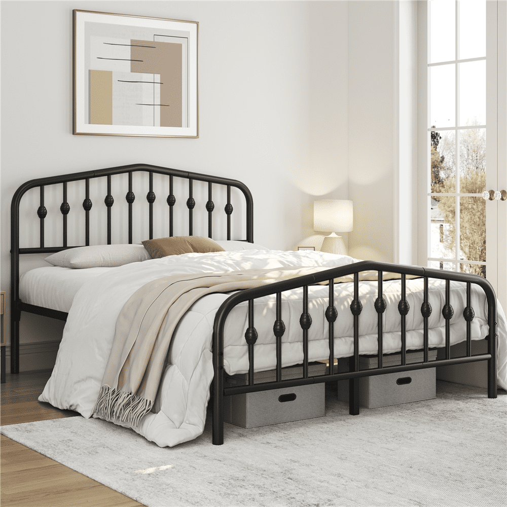 Click here for Unbranded Fullfurnique Modern Metal Bed Frame With... prices