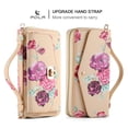 2 In 1 Wallet for Samsung Galaxy S24 Ultra, Floral PU Leather Case with ...