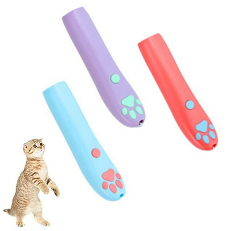 Cat Toy Cat Catch Interactive Red Fish LED Light Paw Style Exercise ...