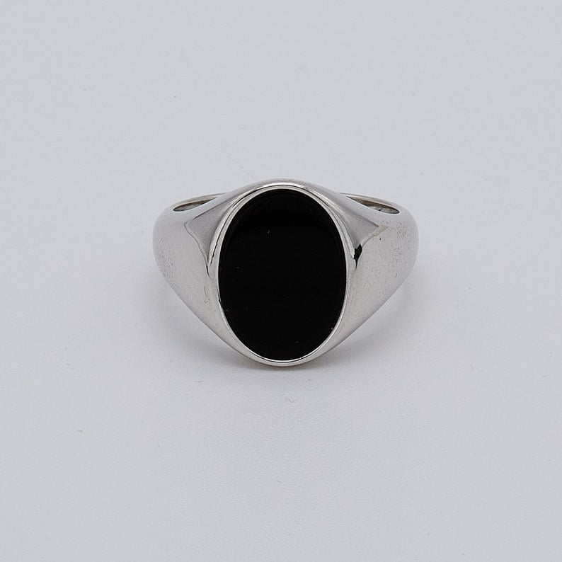 Click here for Khushi Gems Natural Black Onyx Gemstone 925 Sterli... prices