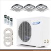 Air-Con Premium Mini Split AC Heat Pump, Ductless 4 Zone Conditioner ...