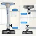 Adjustable Projector Ceiling Bracket Aluminum Alloy Material 180mm Height Compatibles Various ...