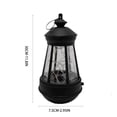Mini Solar Pendant Lights,IP65 Waterproof Hanging Lantern,Resin & Iron ...