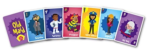 University Games 1407 Old Maid Juego de cartas, tamaño Jumbo University Games University Games ...