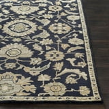 Mark&Day Area Rugs, 6x6 Caraquet Traditional Ink Square Area Rug (6 ...