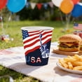 American Flag Independence Day Party Supplies, Paper Plates Tissue Cups ...