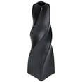 Aria Home Curvy Tall Ceramic Taper Candle Holders Modern Decor Accent ...
