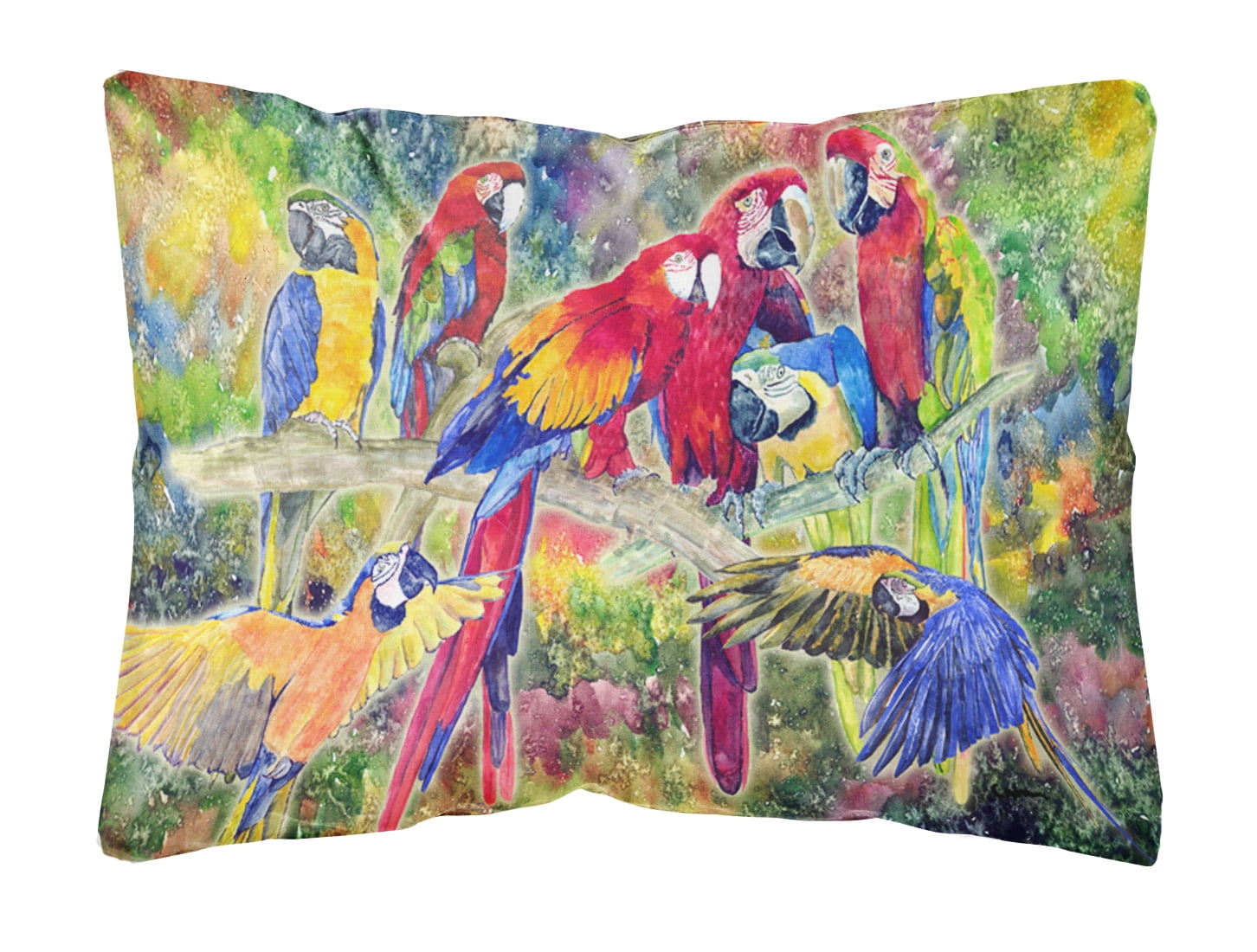 Parrot Canvas Fabric Decorative Pillow - Walmart.com