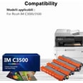 High-Yield IM C3500 Toner Cartridge Replacement for Ricoh IM C3000 3500 ...