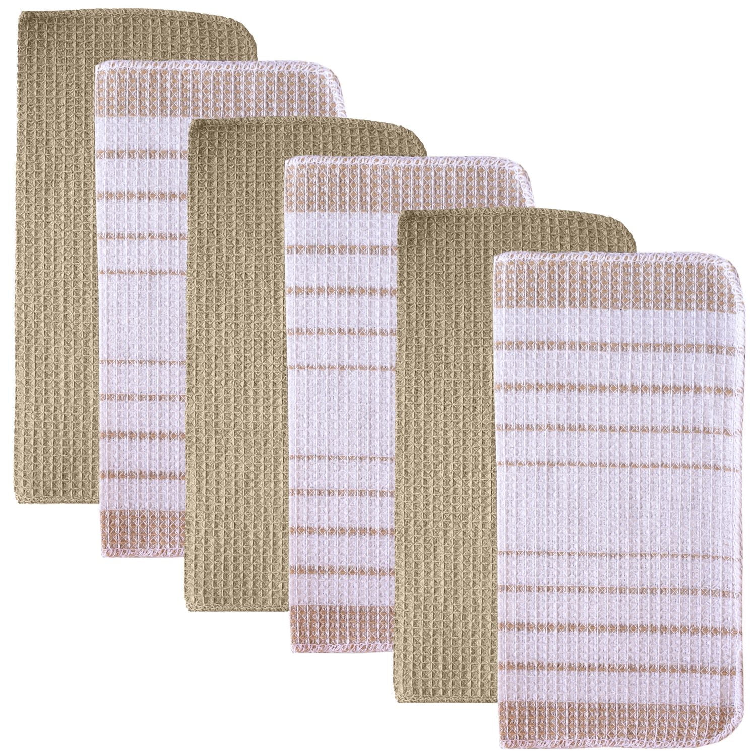 Click here for Fabstyles Fouta Stripe Set Of 6 Cotton Dish Cloth... prices