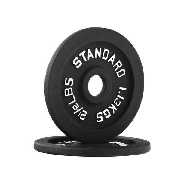 HAJEX Standard Cast Iron Weight Plates 1 inch - (2.5LB, 5LB, 10LB, 25LB ...