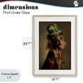 Stupell Industries The Irish Setter Portrait Birch Framed Print Under ...
