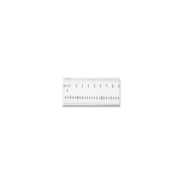 Walmart 18" Clear Flexible Acrylic Ruler, Standard/Metric, Inches/mm ...