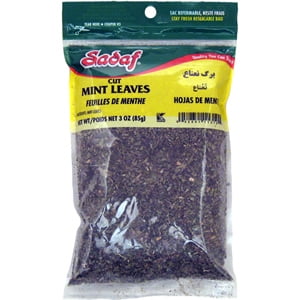 Sadaf Mint Leaves Cut 3 Oz - Walmart.com