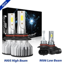H11 9005 LED Headlight Bulbs High Low Beam for Chevy Colorado 2015 2016 ...