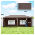 10x20 Pop Up Canopy Tent with Sidewalls, Instant Gazebo for Patio ...