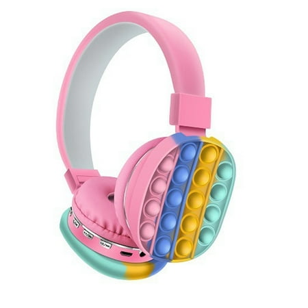 Bluetooth On-Ear Headphone with Pop Bubbles, Silicone Push and Pop ...