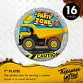 Construction Plates 7in - Construction Party Supplies 16 Count ...